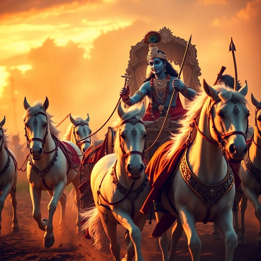Die Bhagavad Gita: Yoga im Alltag – Krishna und Arjuna als Wegweiser